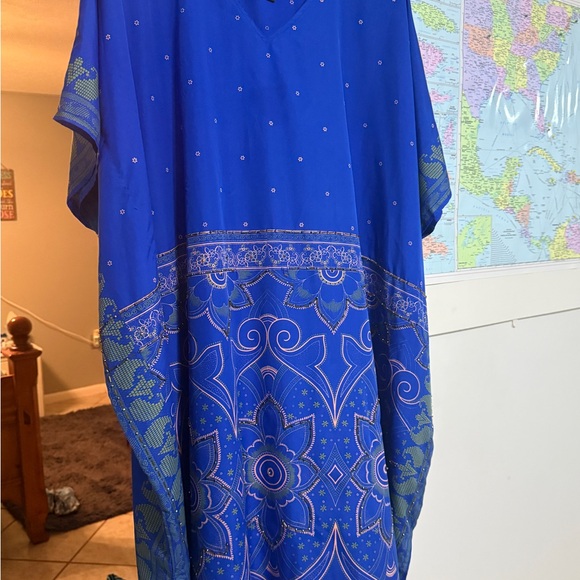 Anthony Mark Hankins | Intimates & Sleepwear | Anthony Blue Kaftan With ...
